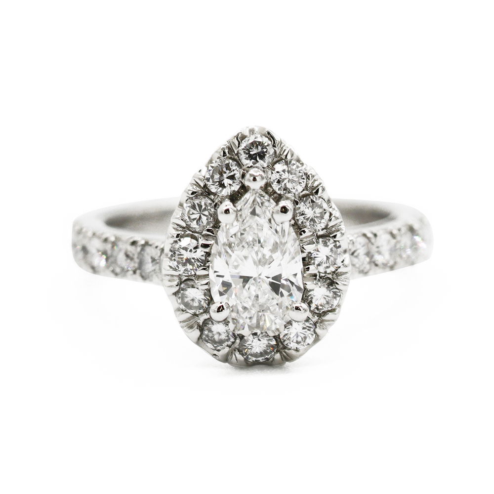 Aqua Blue 18K White Gold Diamond Ring – HAS Diamonds and Jewelry